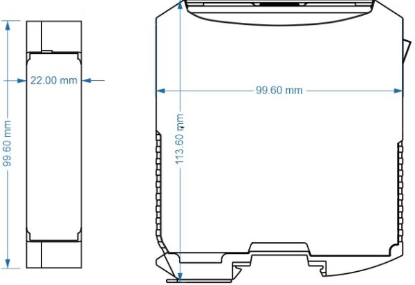 Module Dimensions - IIOT Products